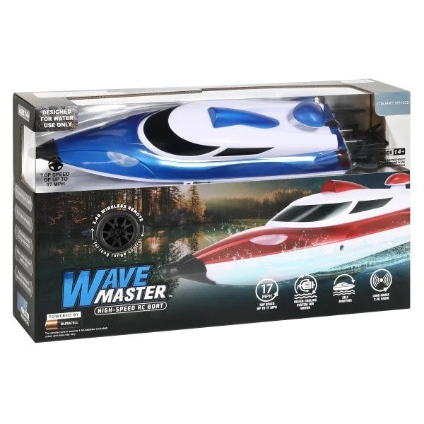 Amax Wave Master High Speed RC Boat - 17 MPH Top Speed Ready-to-Run R ...