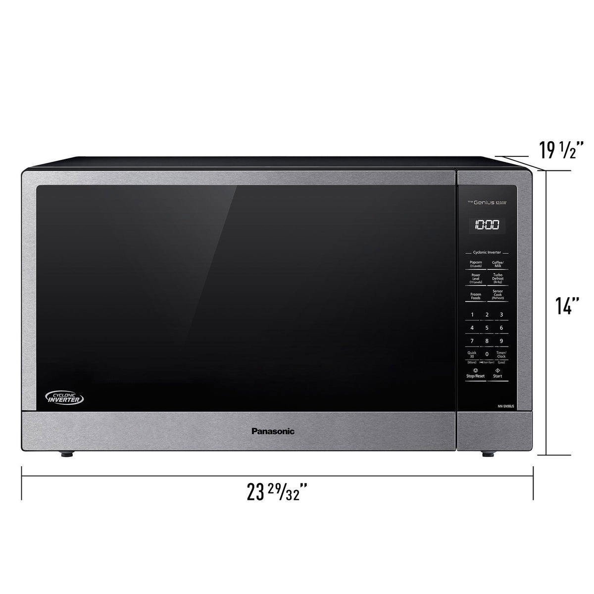 Panasonic 2.2 cu.ft. Countertop Microwave, Cyclonic Wave Inverter, Tu ...